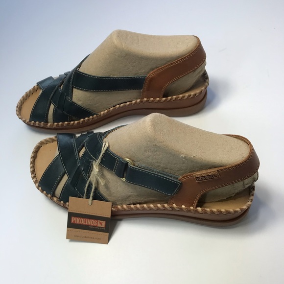 PIKOLINOS | Shoes | Pikolinos Cadaques Leather Ankle Strap Sandals ...